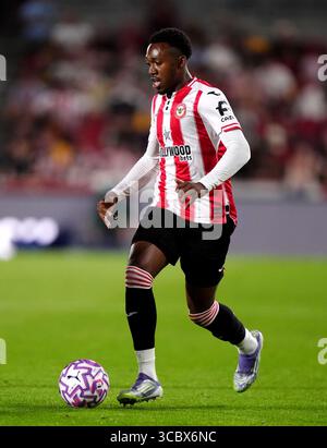 Brentford's Antoni Milambo during the pre-season friendly match at the ...