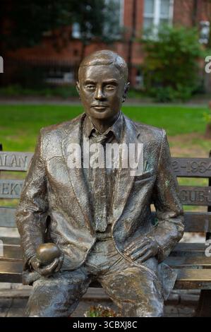 August 5, 2025: View of the Alan Turing Memorial. The Alan Turing ...