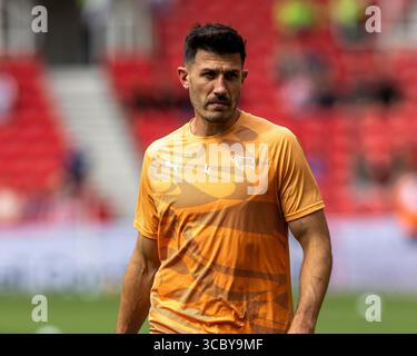 4, Danny Batth of Derby County at warm up during the Sky Bet ...