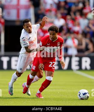 Middlesbrough's Samuel Silvera during the Sky Bet Championship match at ...