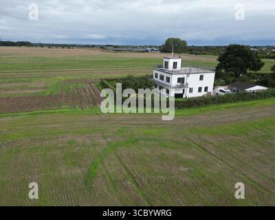 RAF Tholthorpe watch office. Royal Air Force airfield control tower ...