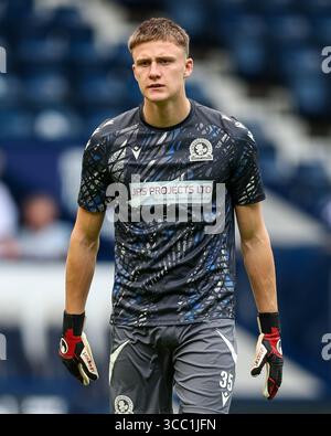 Blackburn Rovers goalkeeper Nicholas Michalski during the warm up ...