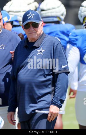 Dallas Cowboys owner and general manager Jerry Jones on the Sunday ...