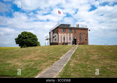 Debach airfield control tower museum Suffolk Stock Photo - Alamy