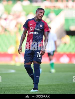 Michael Folorunsho of Cagliari looks on during the Serie A match ...