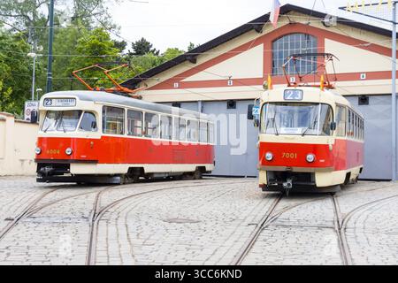 Tatra T2 tram in Prague Stock Photo - Alamy