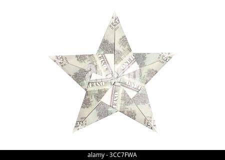 The star is made of moneygami from the dollar. Money Dollar Origami ...