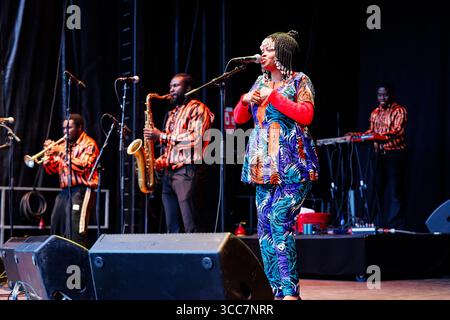 Oslo, Norway. 07th, August 2025. The Norwegian-Nigerian singer and ...