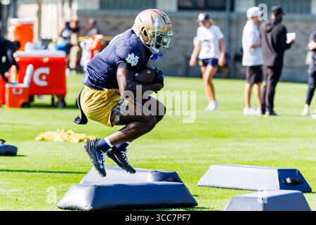Notre Dame running back Jeremiyah Love (4) runs the ball against ...