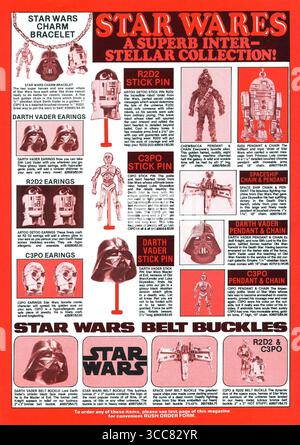 1970s USA Star Wars Magazine Advert Stock Photo - Alamy