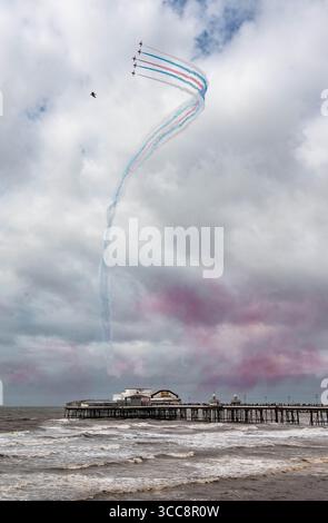 Blackpool, UK. 09th Aug 2025. The world famous Royal Air Force Red ...