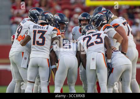 Aug 9, 2025; Santa Clara, California, USA; Denver Broncos linebacker ...