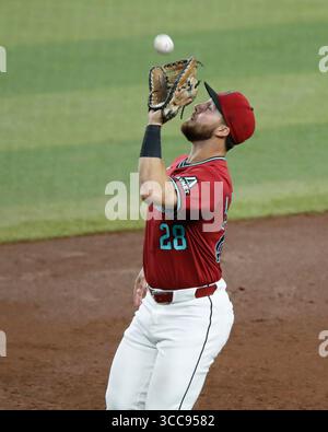 Arizona Diamondbacks first baseman Tyler Locklear (28) in the fourth ...