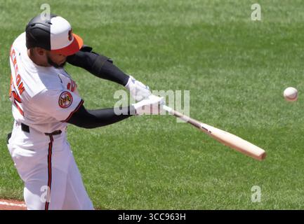 Baltimore Orioles' Alex Jackson (70) rounds the bases after hitting a ...