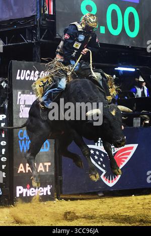 SUNRISE, FL - AUGUST 10: Texas Rattlers rider Brady Fielder is seen ...
