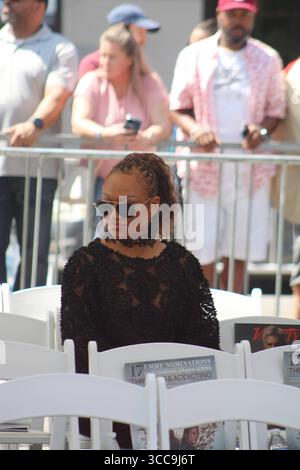 Singer Chante Moore at Busta Rhymes Hollywood Walk of Fame ceremony ...
