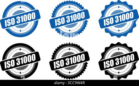 ISO 31000 Certification Badge – Vector Seal for Risk Management ...
