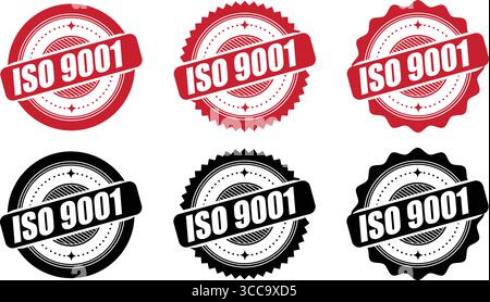 ISO 9001 Certification stamp– Vector Seal and badge for Quality ...