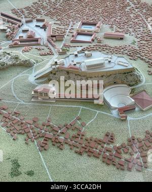 Acropolis Museum: Parthenon scale model. Athens. Greece Stock Photo - Alamy