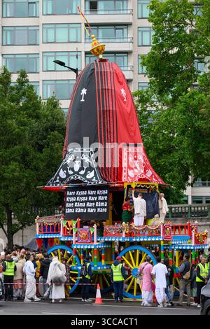 The annual Rathayatra Festival for Lord Krishna and his devotees ...