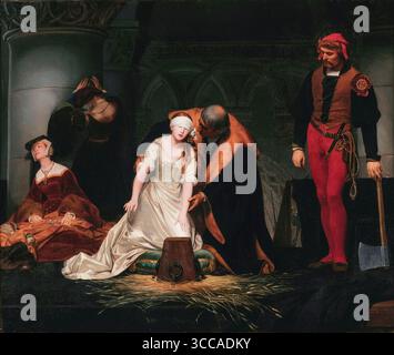 Paul Delaroche The Execution of Lady Jane Grey, 1833 Stock Photo - Alamy