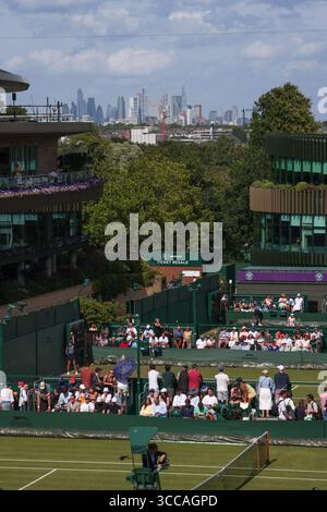 Elevated view of the skyline of London Stock Photo - Alamy