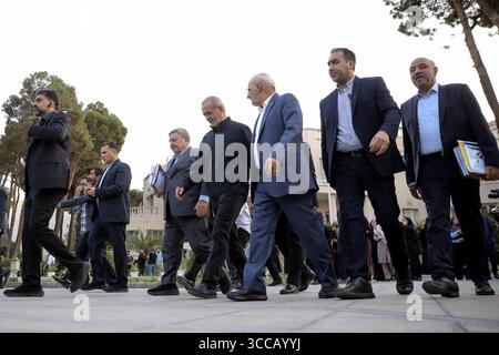 Iranian President, Masoud Pezeshkian, chairs a cabinet meeting Iranian ...
