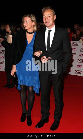 Jason Donovan with his wife Angela Malloch Britain Awards 2010 held at ...