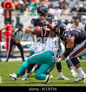 August 17, 2025: Chicago Bears Quarterback Caleb Williams (18) in ...
