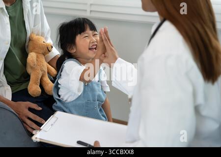 Pediatricians are checking health children and development according to ...