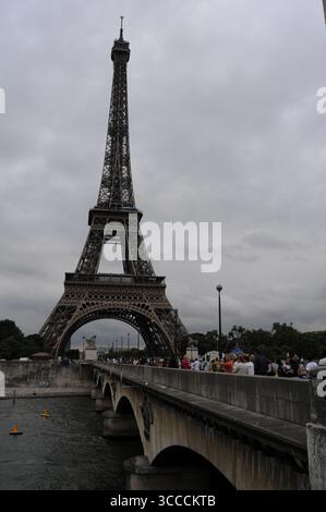 The Eiffel Tower, one of the most iconic structures in the world, was ...