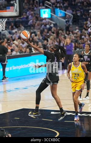 during the second half Valkyries game at Chase Center, Wednesday JUne17 ...