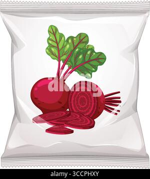 Whole beetroot and sliced on white background illustration Stock Vector ...