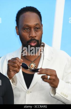 HOLLYWOOD, CALIFORNIA - AUGUST 11: RZA attends the premiere of ...