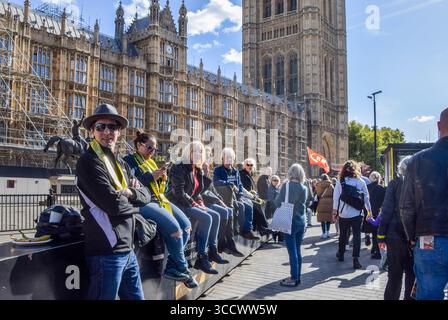 Thousands of supporters of Julian Assange formed a human chain around ...
