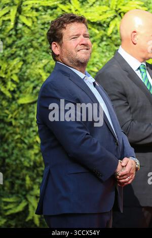 Seattle Seahawks general manager John Schneider poses for photos with ...