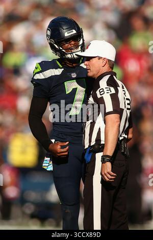 NFL referee Shawn Hochuli during an NFL football game between the Miami ...