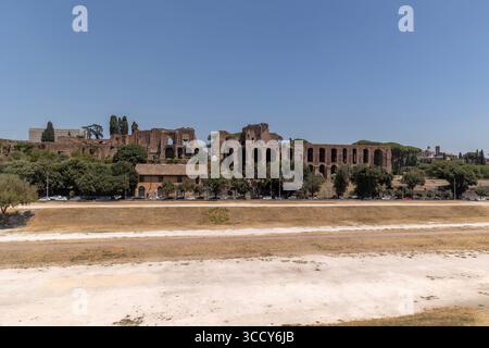 Circus Maximus is an ancient Roman chariot racing stadium and mass ...