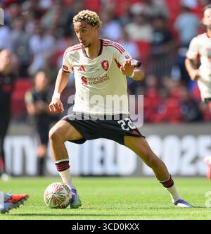 Hugo Ekitike of Liverpool in action during the Premier League match ...