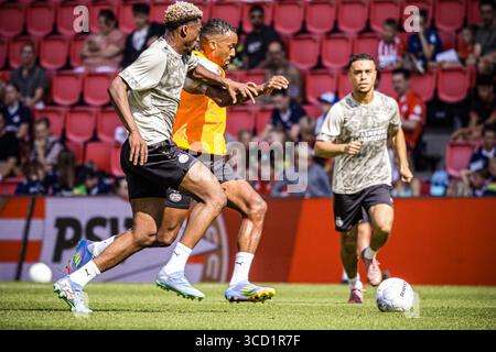 EINDHOVEN - Adamo Nagalo during a training session at the Herdgang on ...