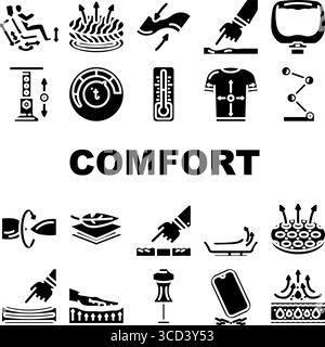 comfort useability product icons set vector Stock Vector Image & Art ...