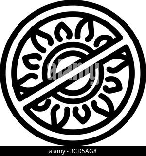 anti glare line icon vector illustration Stock Vector Image & Art - Alamy