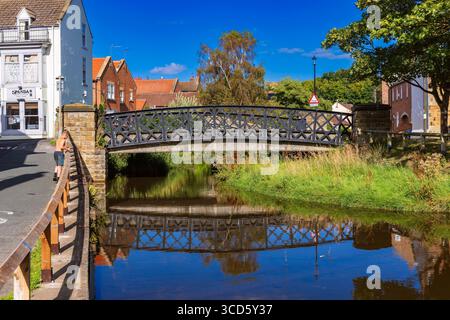 Bridge across River Leven, Stokesley, North Yorkshire, England, UK ...
