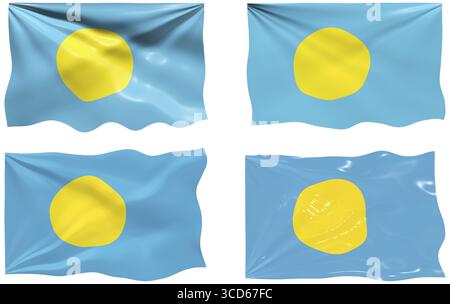 Great Image of the Flag of Palua Stock Photo - Alamy