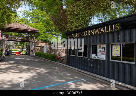 The main entrance to Fort Cornwallis, George Town, Penang, Malaysia ...