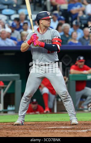 Washington Nationals' Riley Adams in action during a baseball game ...