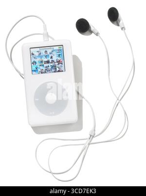 classic vintage white Apple iPod 40 Gb with CD disk and box packaging ...