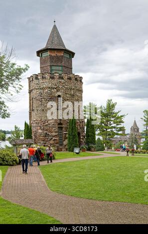 Boldt Castle, The Dove-Cote, The Hennery, 60 foot stone tower, turret ...