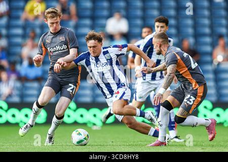 Derby County's Joe Ward and Derby County's Callum Elder after the Sky ...