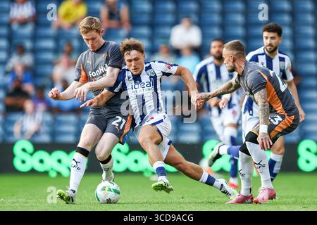 Derby County's Joe Ward and Derby County's Callum Elder after the Sky ...
